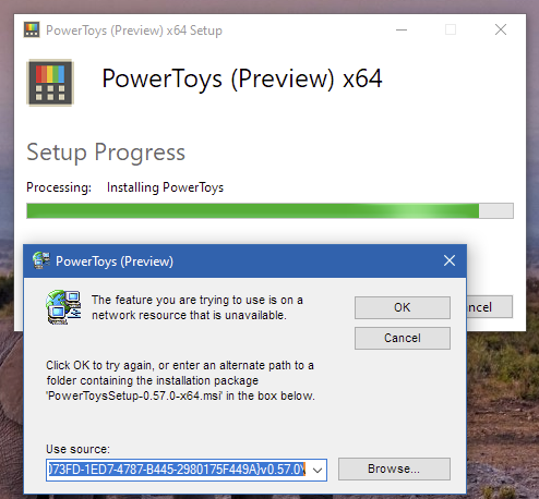 Unable to reinstall PowerToys · Issue #22539 · microsoft/PowerToys · GitHub