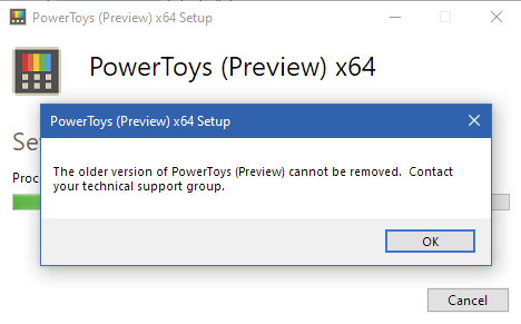 Unable to reinstall PowerToys · Issue #22539 · microsoft/PowerToys · GitHub