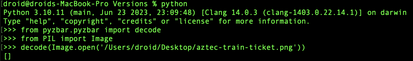 Empty decode · Issue #153 · NaturalHistoryMuseum/pyzbar · GitHub