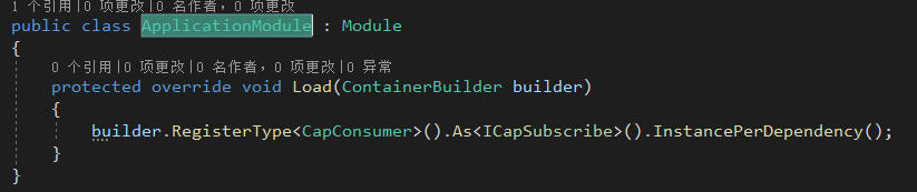 Use Autofac register ICapSubscribe cannot work · Issue #497 · dotnetcore/CAP · GitHub