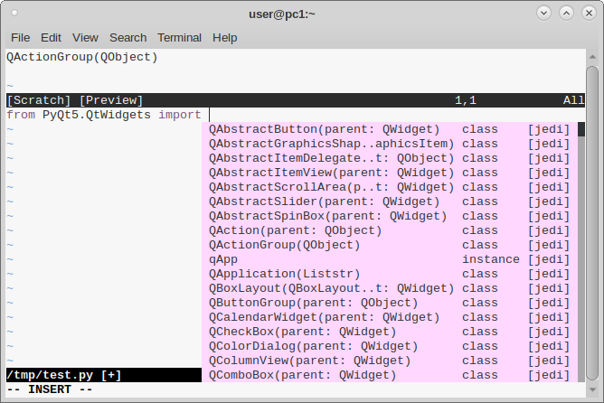 PyQt5 completion problem · Issue #151 · deoplete-plugins/deoplete-jedi · GitHub