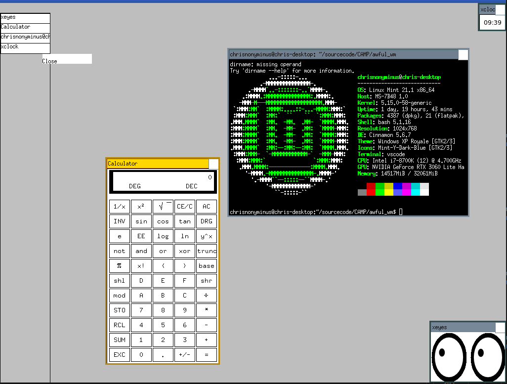 Github Chrisnonyminuscursedwm An X11 Window Manager In C