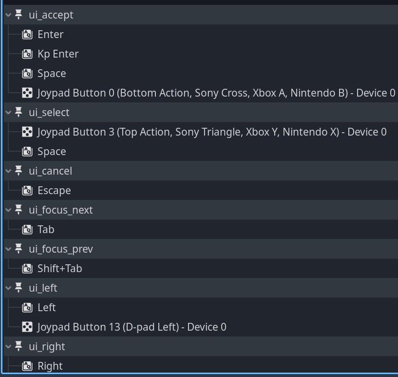 Default project misses joy device 0 in InputMap for ui_accept · Issue #75225 · godotengine/godot ...