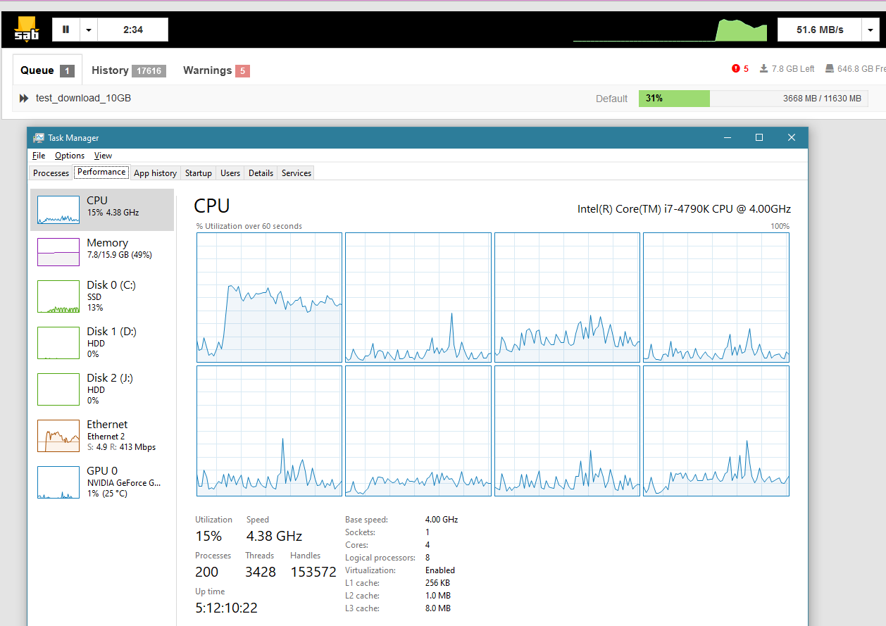 SABnzbd 4.0.0 - Performance Feedback · sabnzbd sabnzbd · Discussion #2474 · GitHub