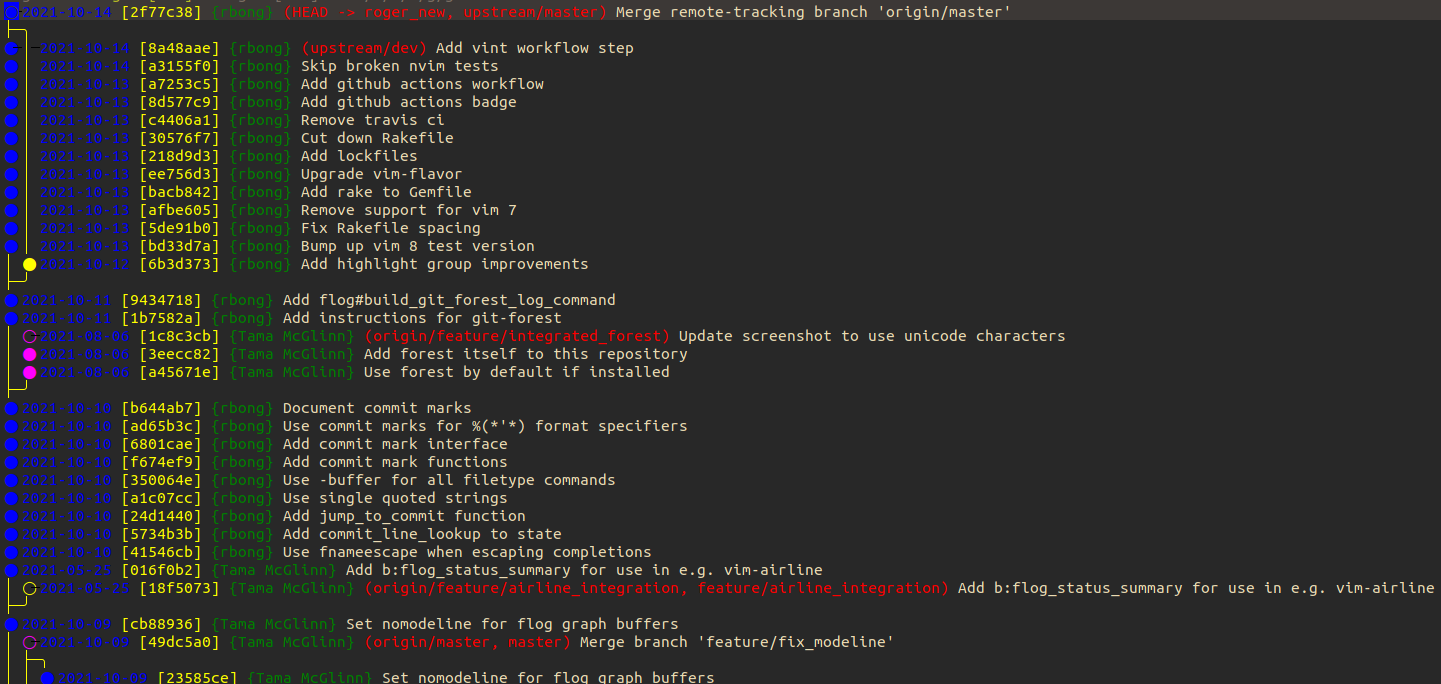 Use Unicode box-drawing characters for git log view · Issue #49 · rbong/vim-flog · GitHub