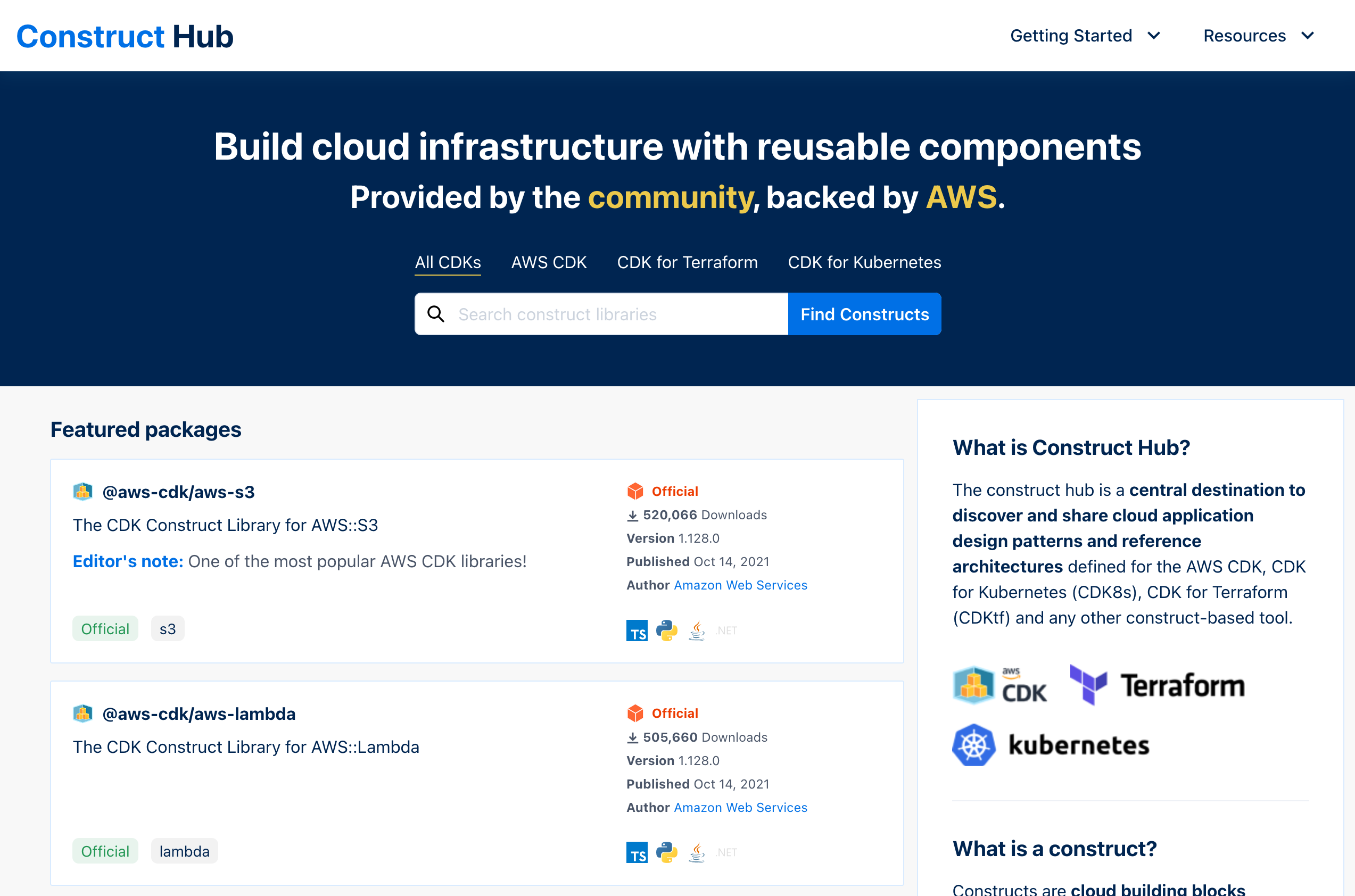 Display Number Of Downloads On Package Cards · Issue 463 · Cdklabs Construct Hub Webapp · Github