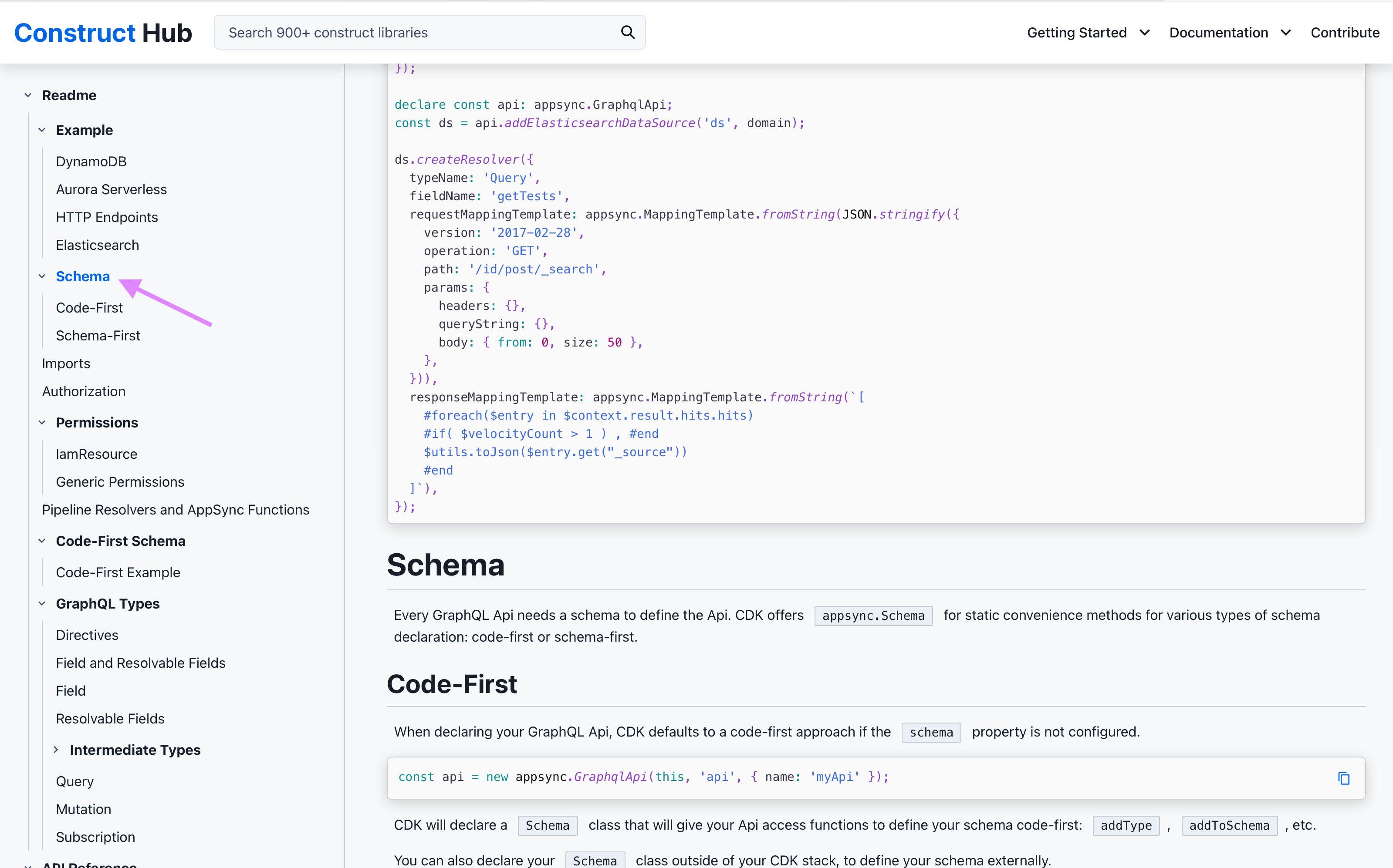 Update navigation bars while scrolling on package page · Issue #904 · cdklabs/construct-hub ...