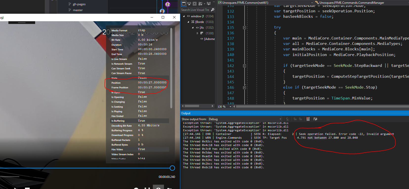 Unable to seek once at the end of a video · Issue #345 · unosquare/ffmediaelement · GitHub
