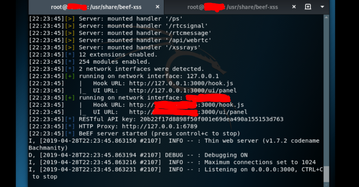 Beef hook url not working · Issue #1719 · beefproject/beef · GitHub