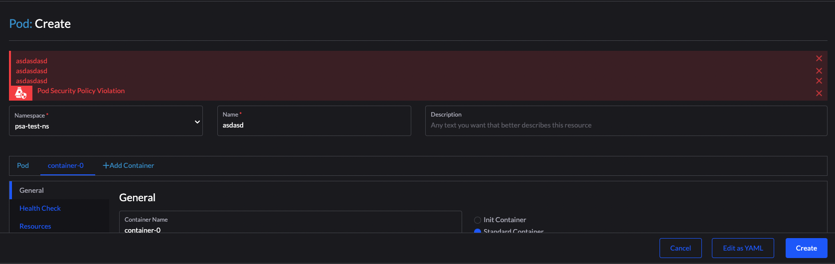 Add support for Pod Security Admission in the Clusters and Workloads · Issue #7628 · rancher ...