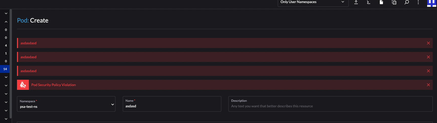 Add support for Pod Security Admission in the Clusters and Workloads · Issue #7628 · rancher ...