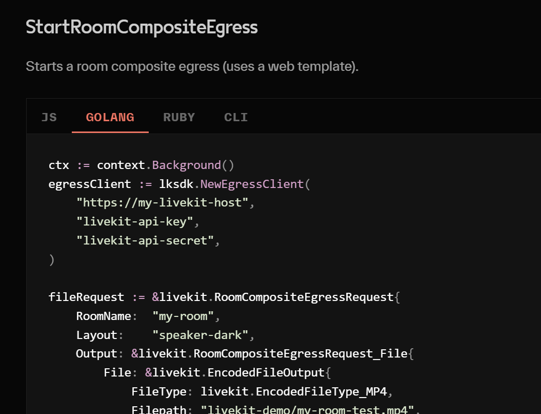 I want to record the media content in the room · Issue #812 · livekit/livekit · GitHub