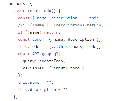 [Feedback] Tutorial in Vue.js (Connect API and database to the app) · Issue #1878 · aws-amplify ...