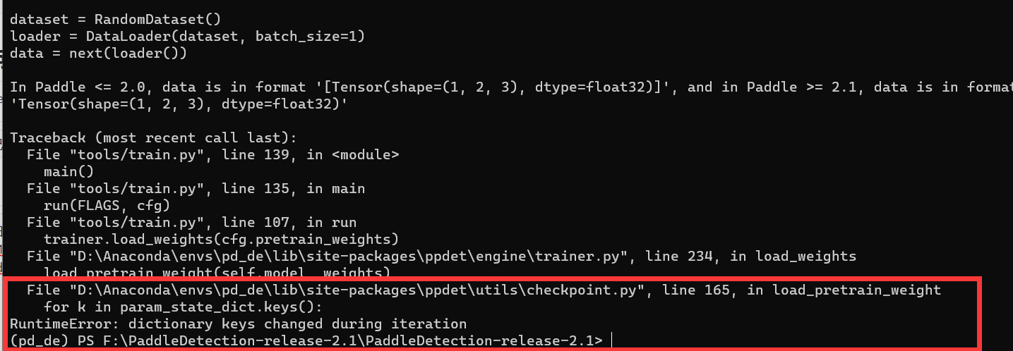 mask rcnn 训练自己数据集出现的错误 · Issue #3915 · PaddlePaddle/PaddleDetection · GitHub