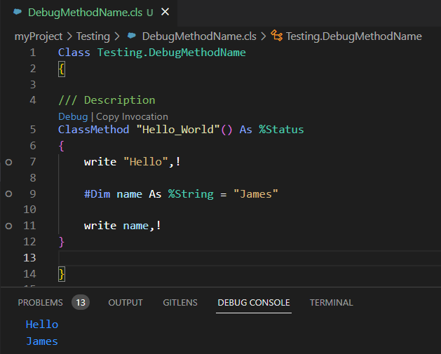 Unable to debug methods with naming "xxx_xxx" · Issue #1085 · intersystems-community/vscode ...