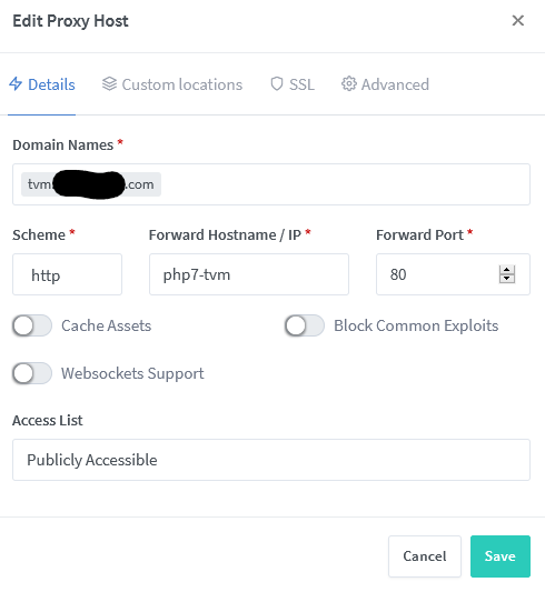 help needed with configuring · Issue #767 · NginxProxyManager/nginx-proxy-manager · GitHub