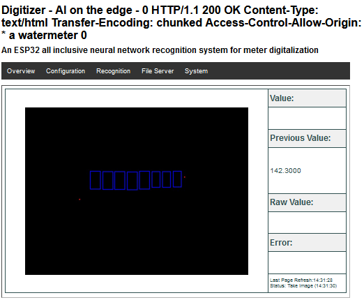 Meldung in der Web Oberfläche · Issue #452 · jomjol/AI-on-the-edge-device · GitHub