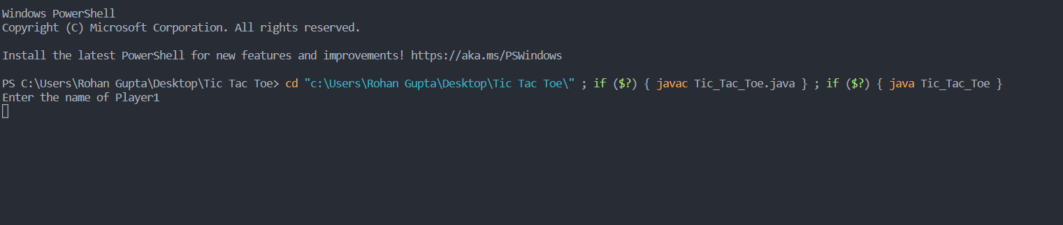 GitHub - rohangupta029/Tic-Tac-Toe: A simple and easy to understand Tic-Tac-Toe game using java ...