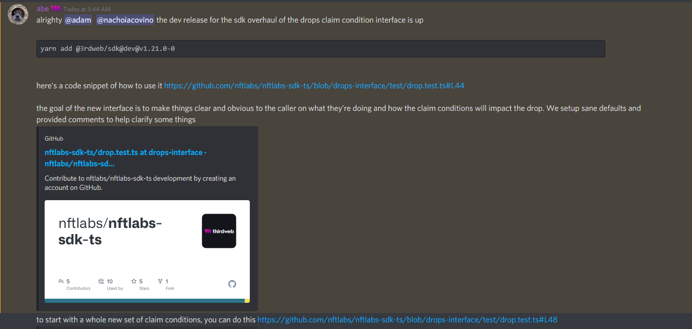 Create an NFT drop with TypeScript · Issue #17 · thirdweb-dev/guides · GitHub