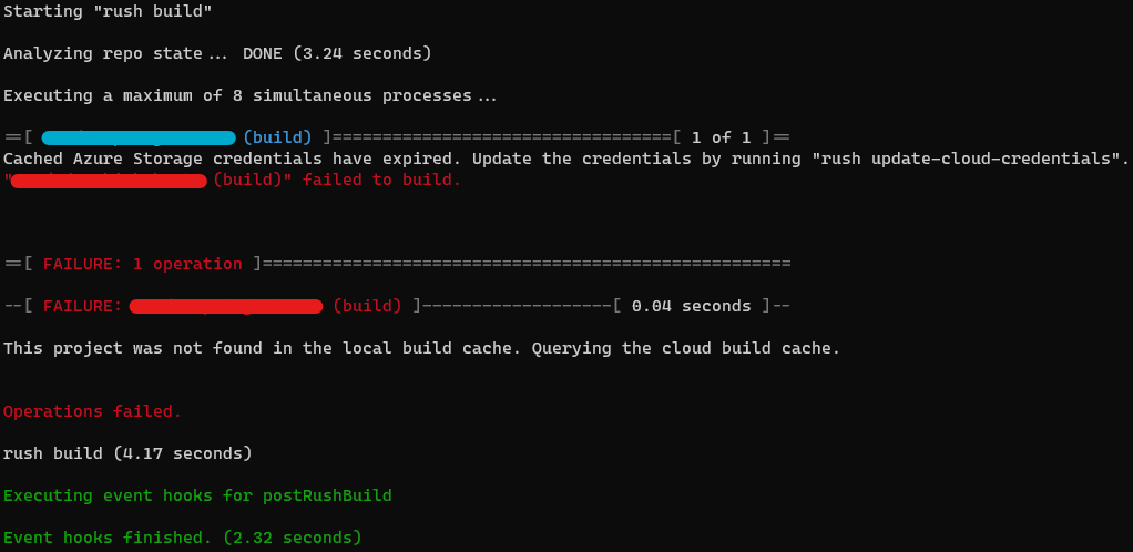 [rush] Improve the experience during a rush operation when the cached credentials have expired ...