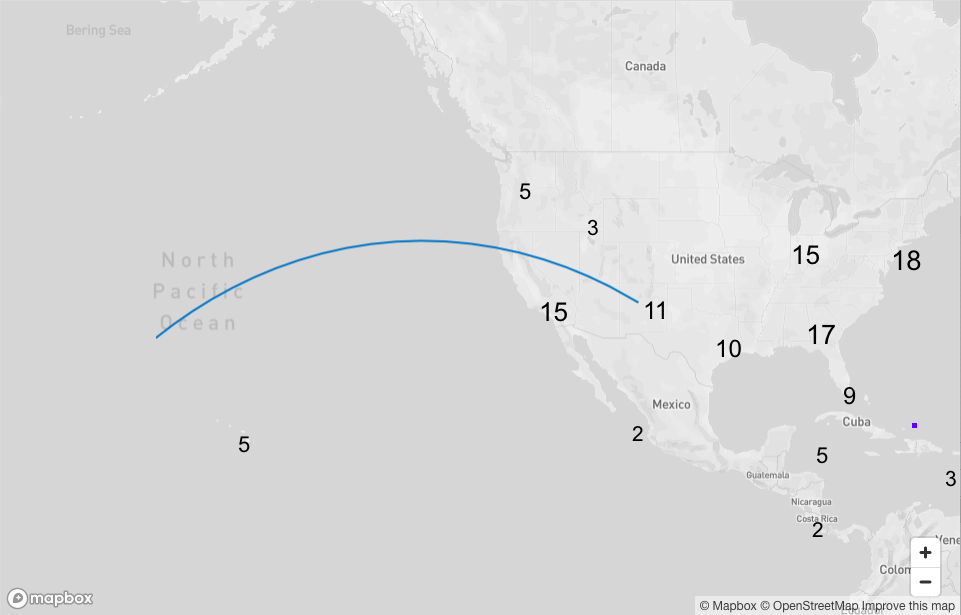 How to use center and lineArc to draw a curved line from PointA and ...