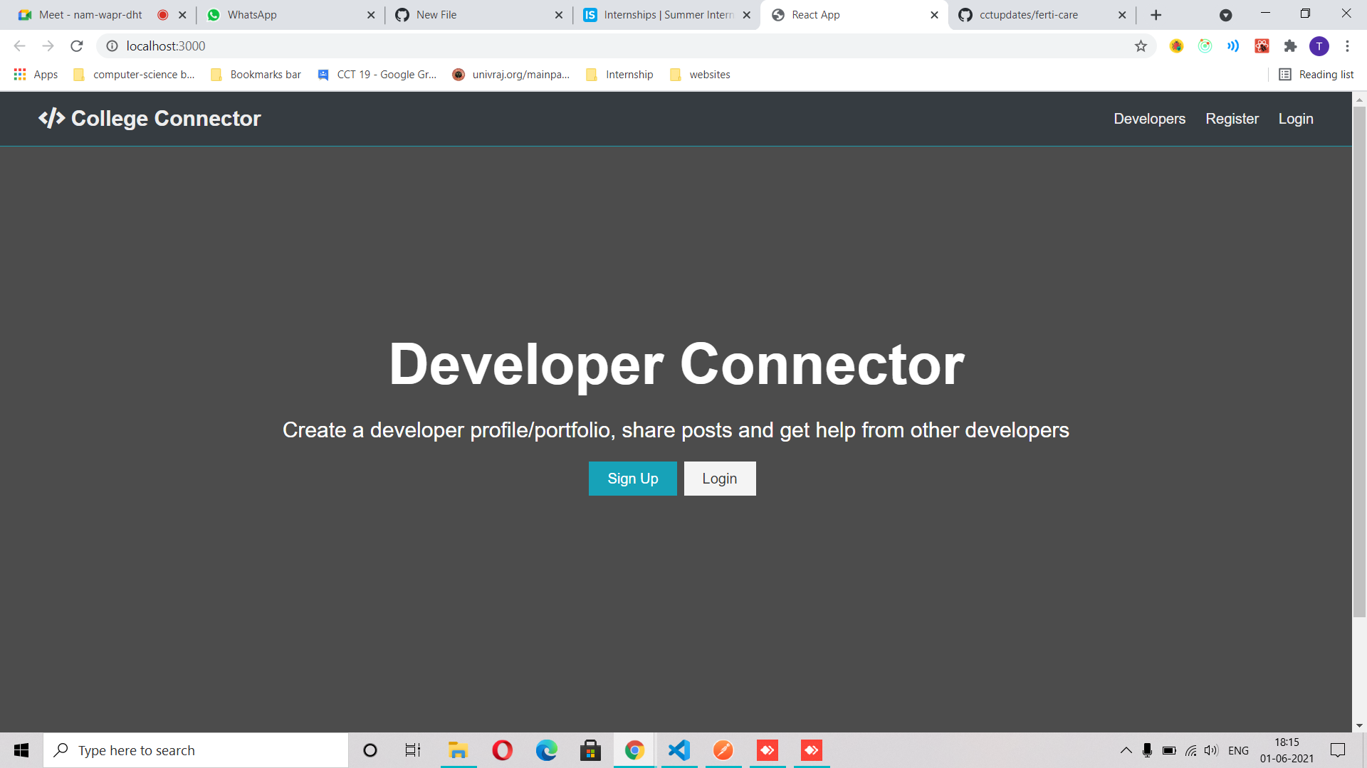 GitHub - Kunalgoel9/DEVConnector: For College Discussion