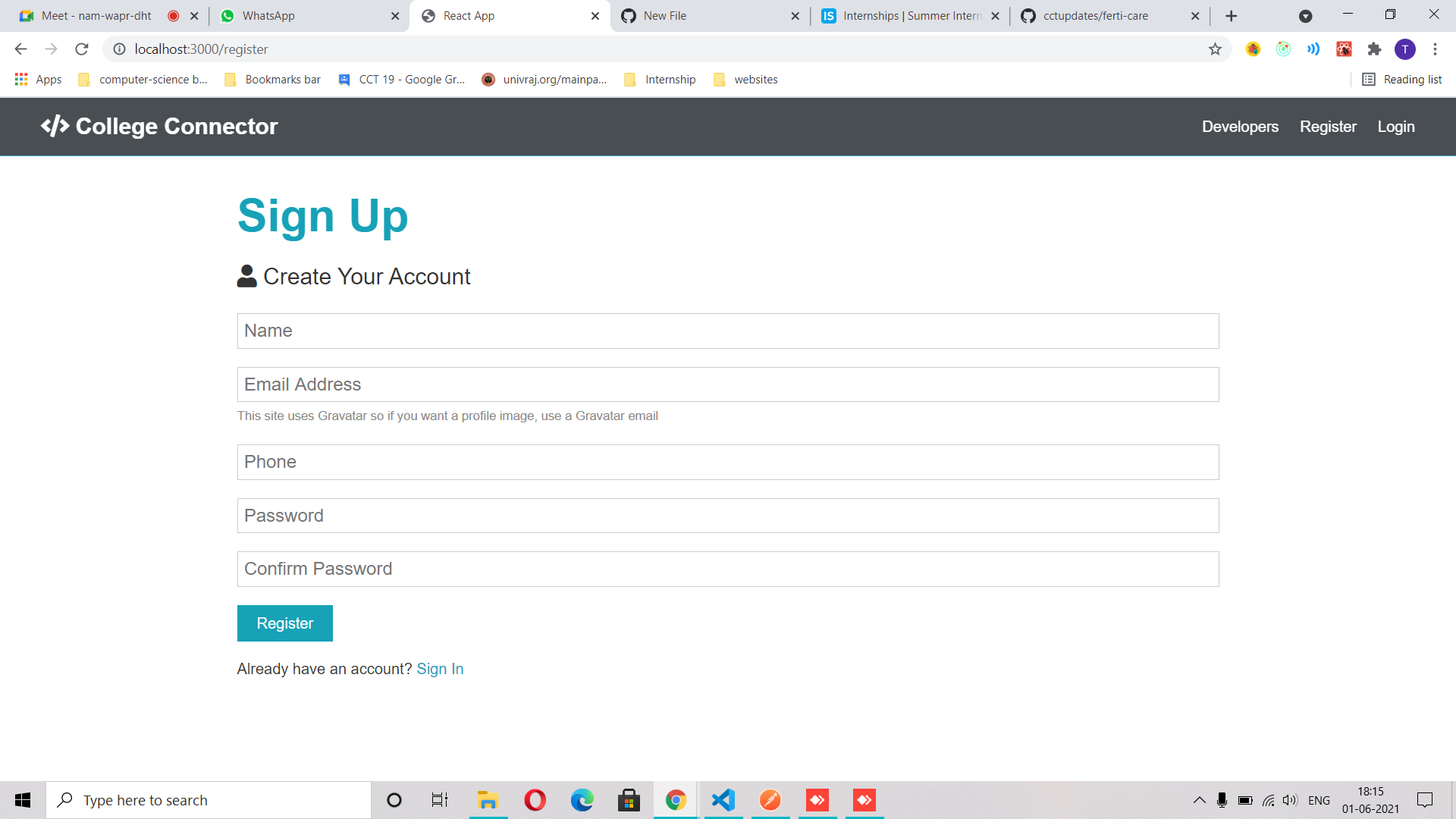 GitHub - Kunalgoel9/DEVConnector: For College Discussion