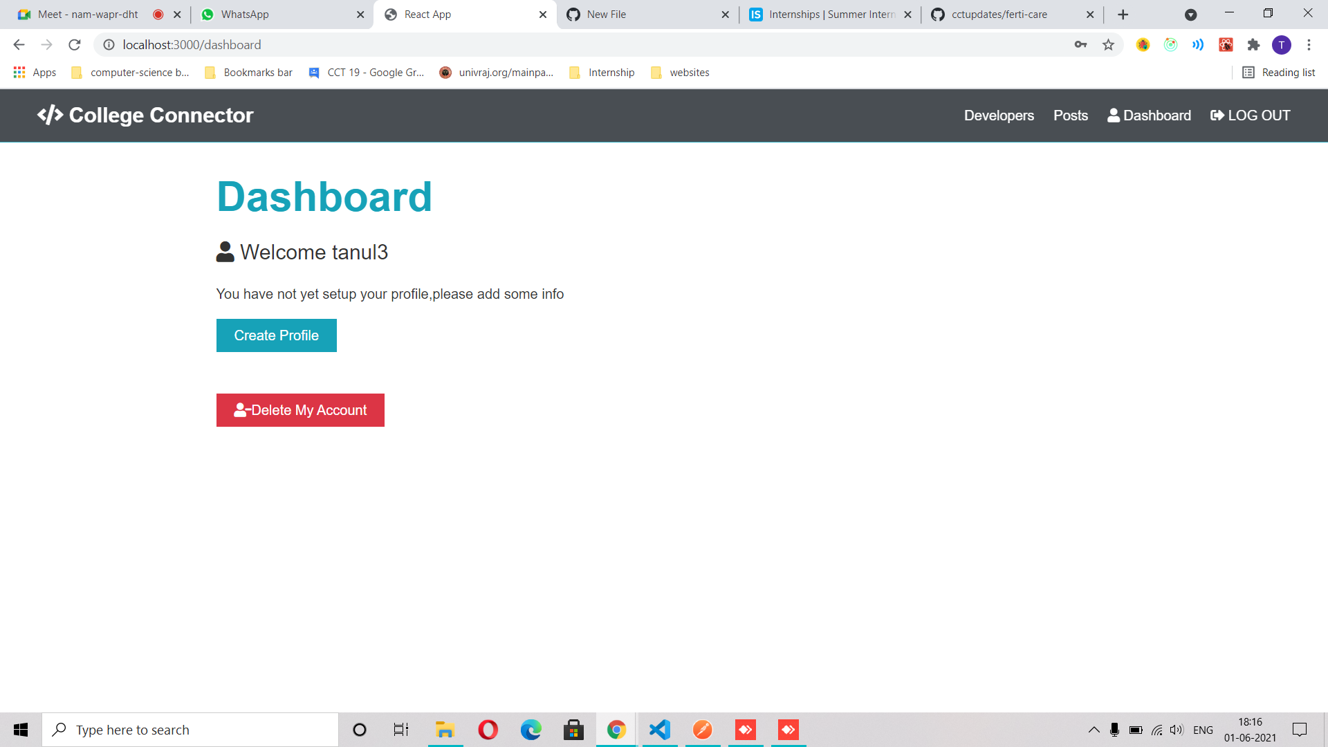 GitHub - Kunalgoel9/DEVConnector: For College Discussion