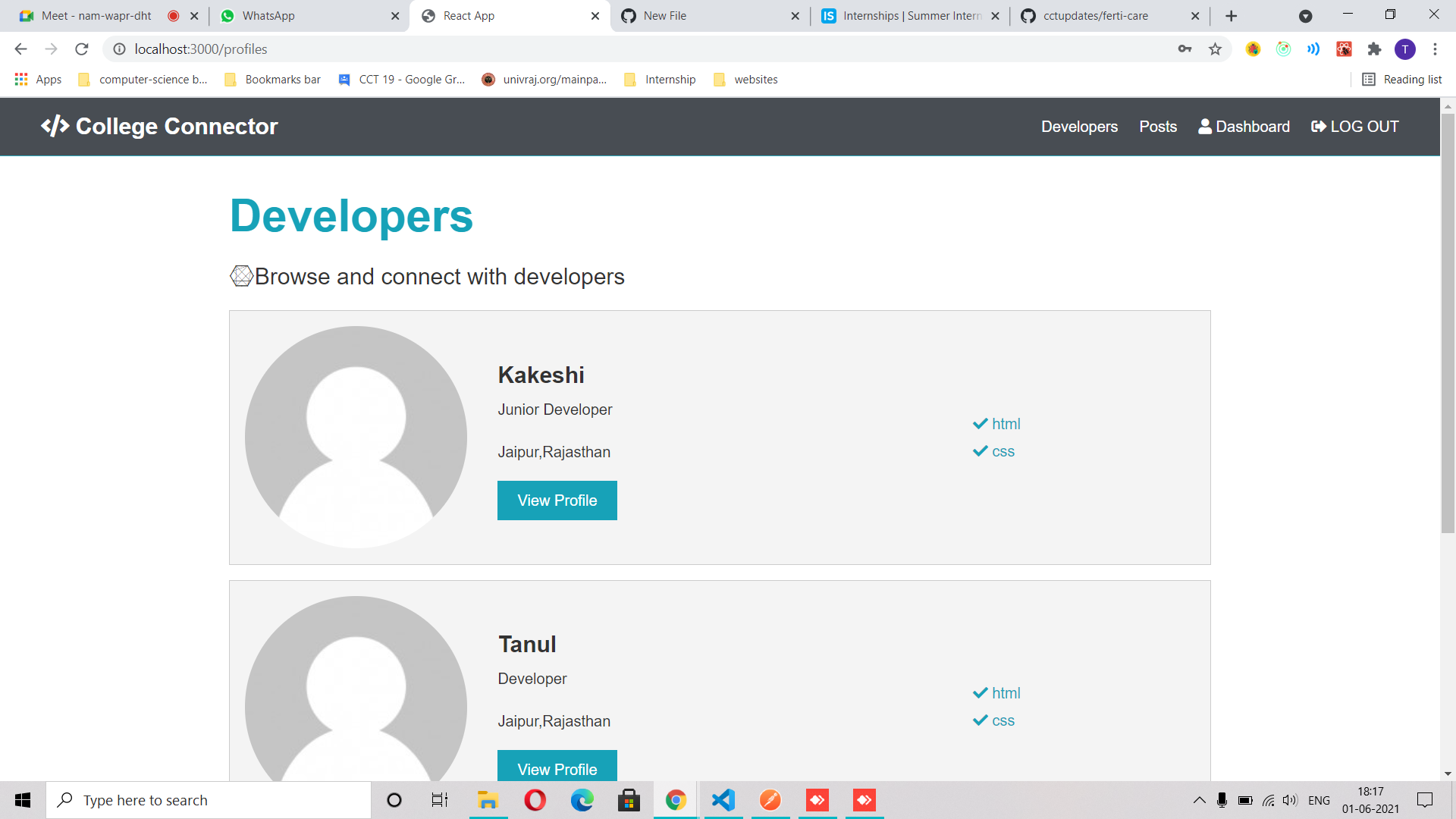 Github Kunalgoel9 Devconnector For College Discussion