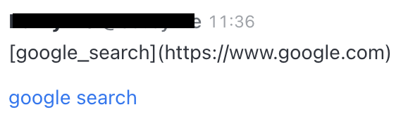 New message parser fails to render markdown-formatted links with underscores in the description ...