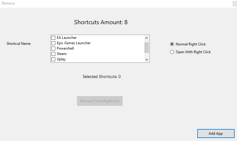 GitHub - ImBloke/ATRC: Simple application that allows you to add shortcuts to your Right Click ...
