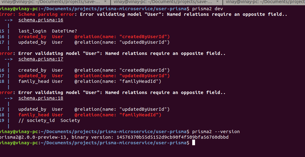 How to resolve ambiguous relationship in prisma2 datamodel? · Issue ...