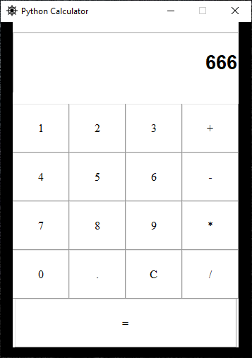 GitHub - reneselander/py_calc: [GUI] Simple calculator made in Python and TKinter. Work in ...