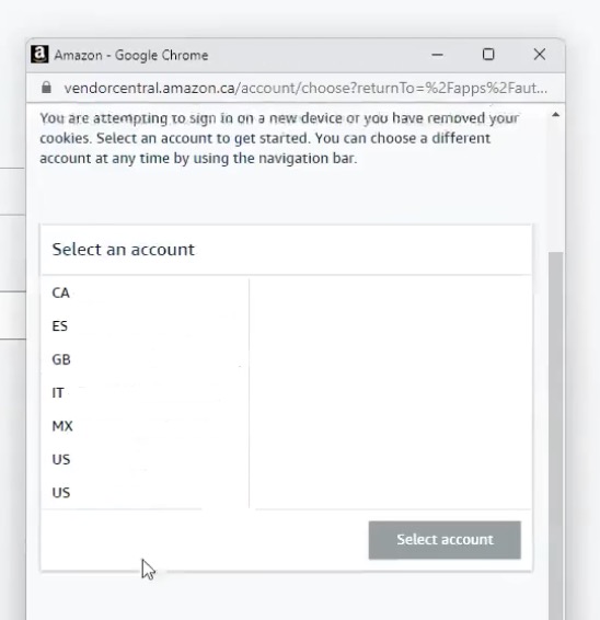 [BUG] [SP-API] application_id got lost after user prompt to select an account in oauth flow ...