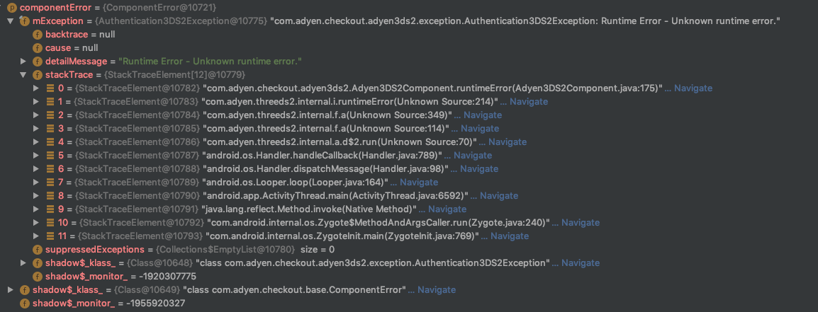 Runtime Error · Issue #120 · Adyen/adyen-android · GitHub