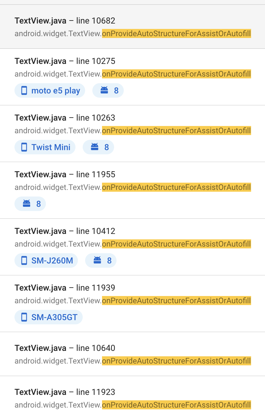 [arrayindexoutofboundsexception] Android Text Staticlayout Getlinestart · Issue 27763