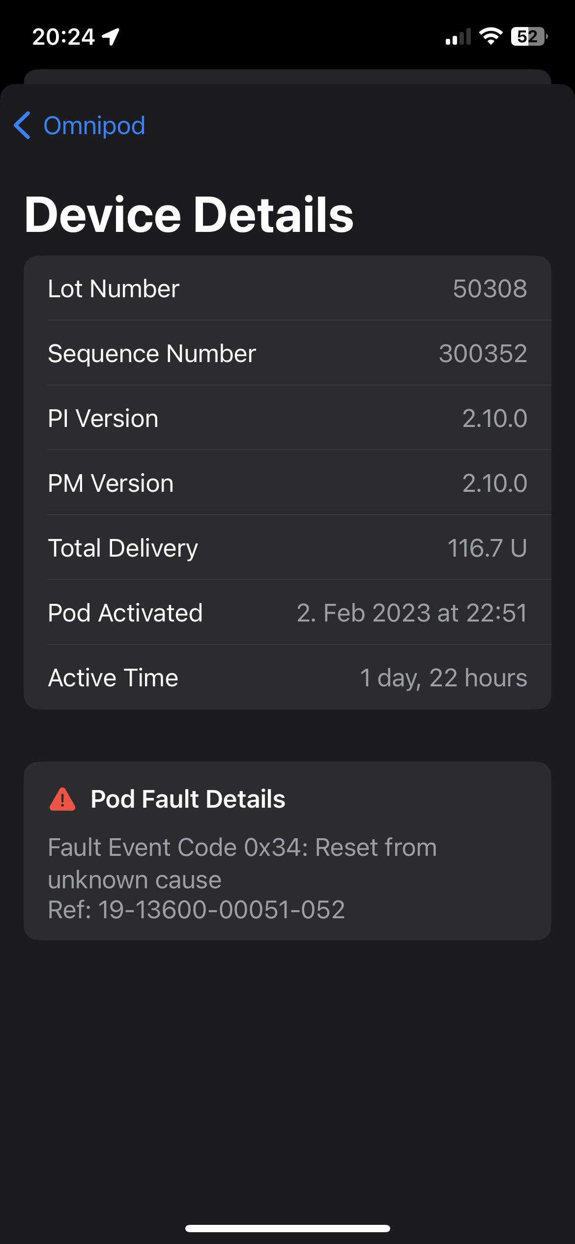 6 Omnipod Eros in a row stopped working after about 2 days · Issue ...