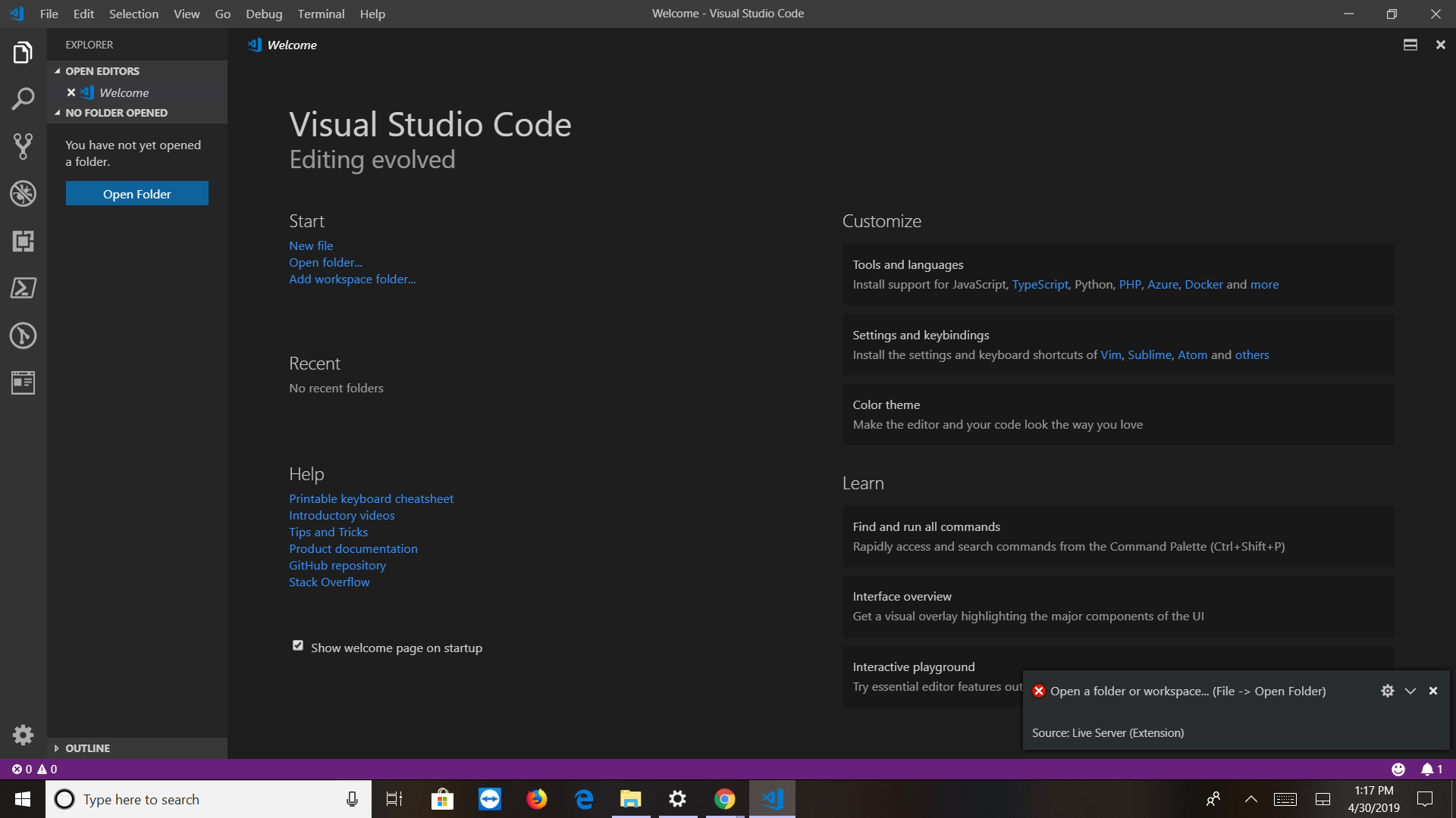 Live Server does not wortk · Issue #456 · ritwickdey/vscode-live-server ...