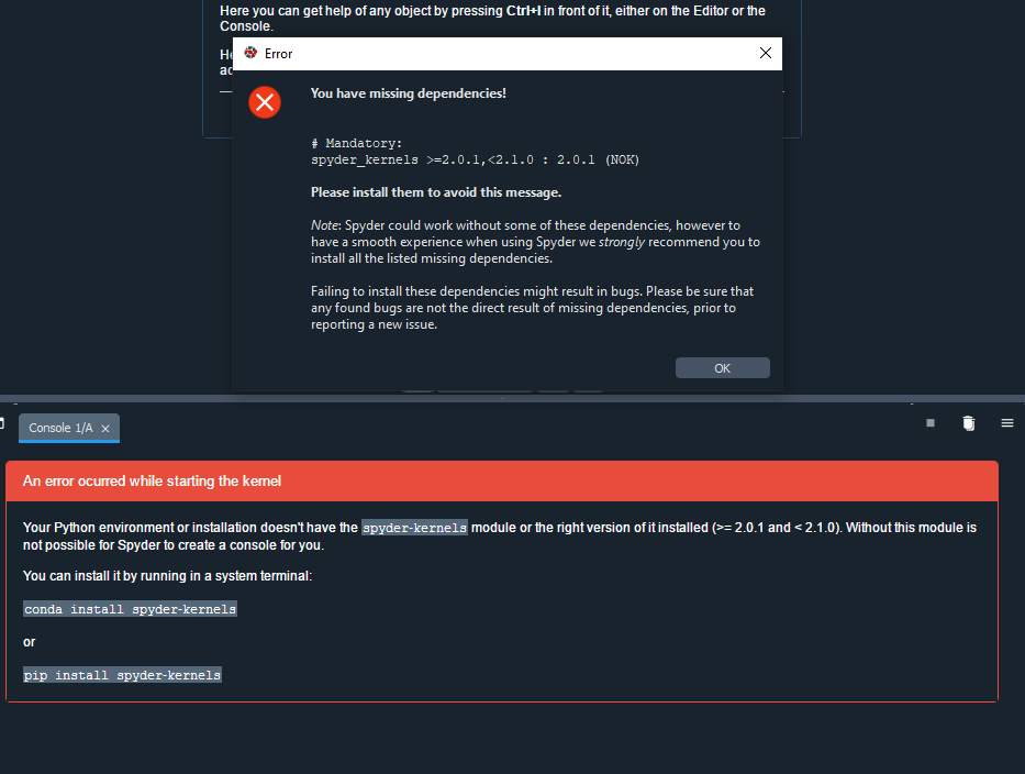 Spyder 5.0.0, Solving Environment failed, Conflicts in packages · Issue ...