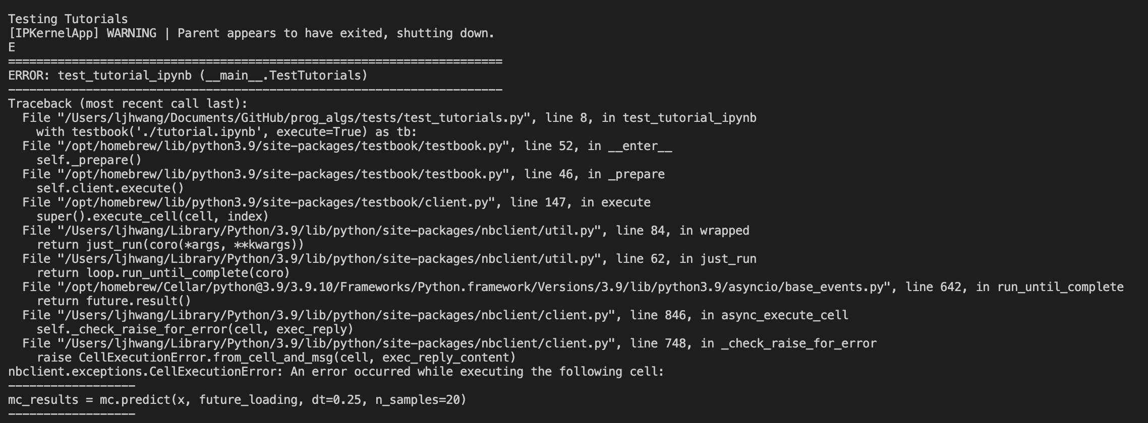 Autotest Tutorials · Issue 128 · Nasa Prog Algs · Github