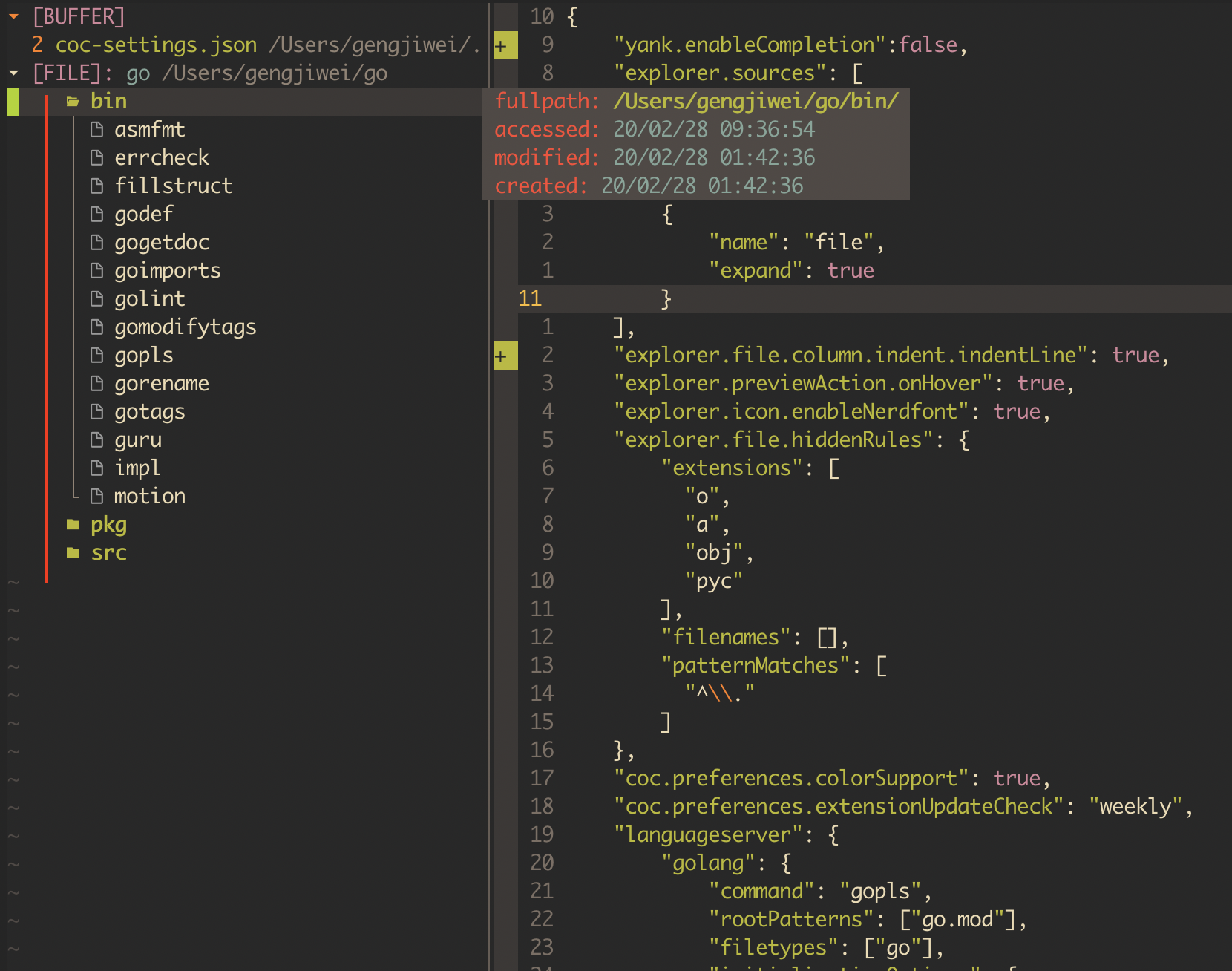 how can i get the most outside indentline like in the figure below · Issue #133 · weirongxu/coc ...