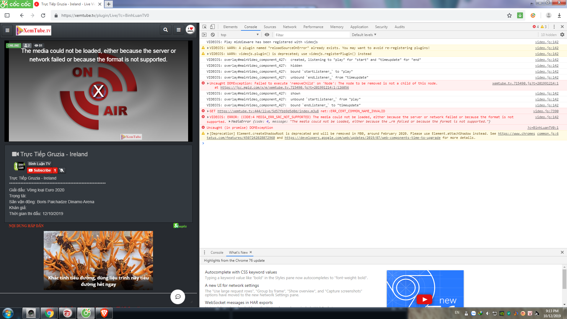Live video cannot be played · Issue #2139 · WWBN/AVideo · GitHub