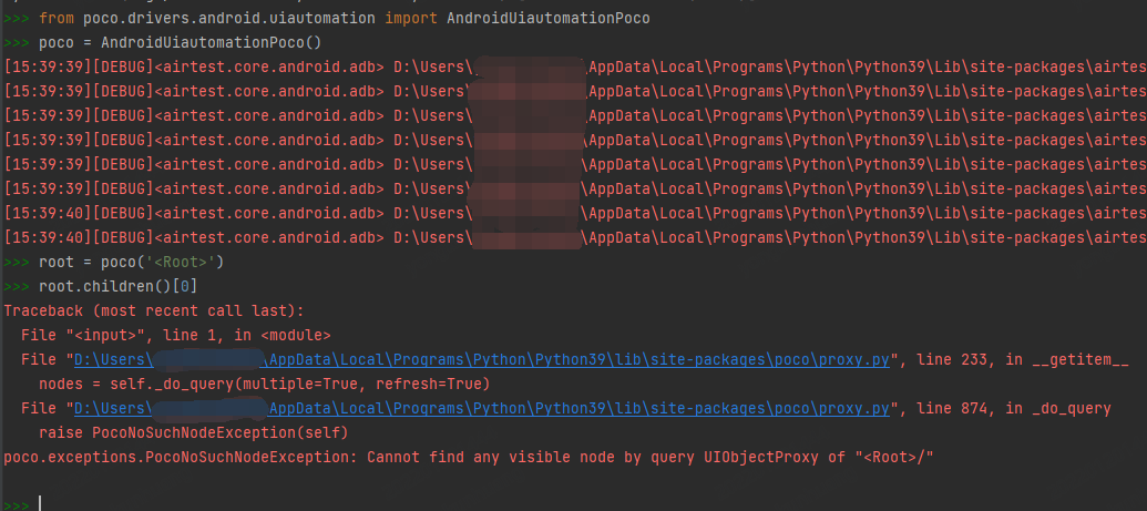 无法获取Root节点的子节点 · Issue #519 · AirtestProject/Poco · GitHub