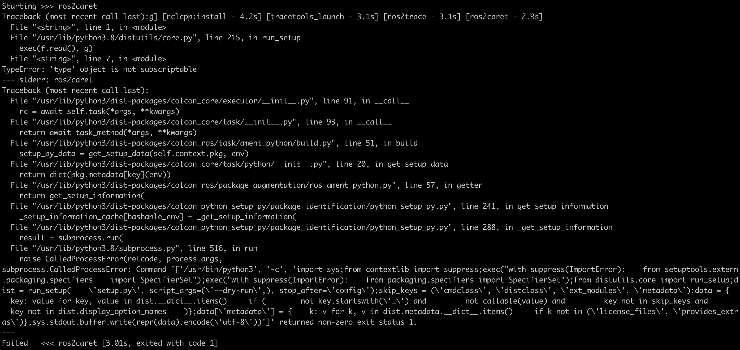 ubuntu20.04 humble caret · Issue #93 · tier4/caret · GitHub