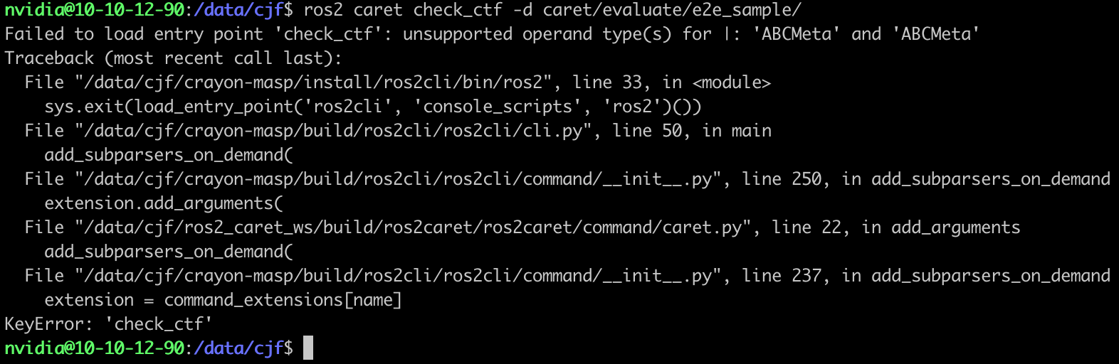ubuntu20.04 humble caret · Issue #93 · tier4/caret · GitHub