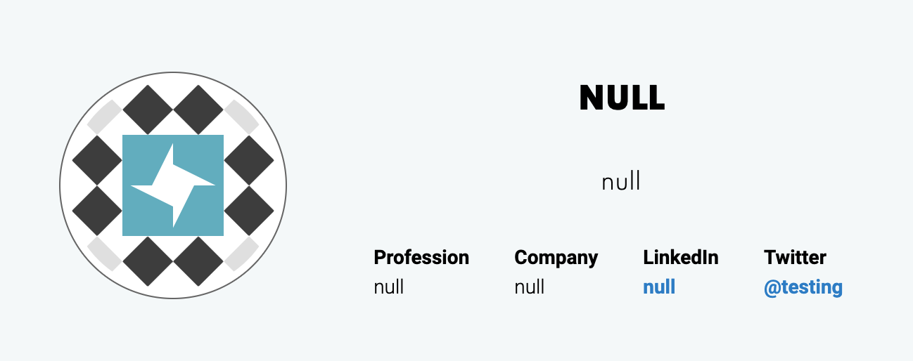 Hide Null Values In Profile Issue 99 EOS uiux Solutions user story 