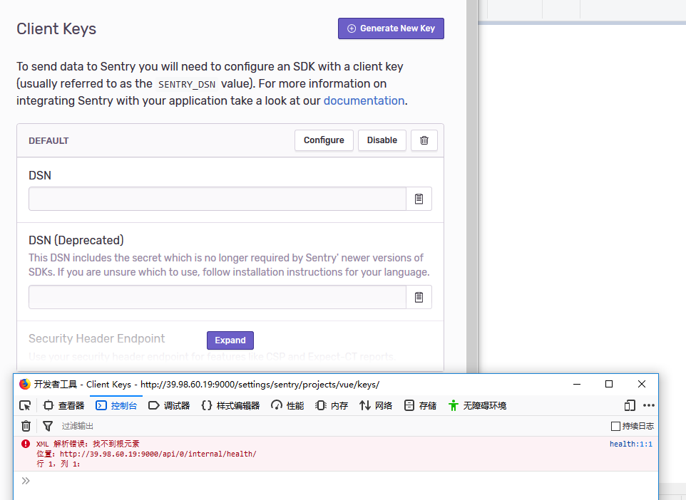 Sentry did not generate DSN · Issue #184 · getsentry/self-hosted · GitHub