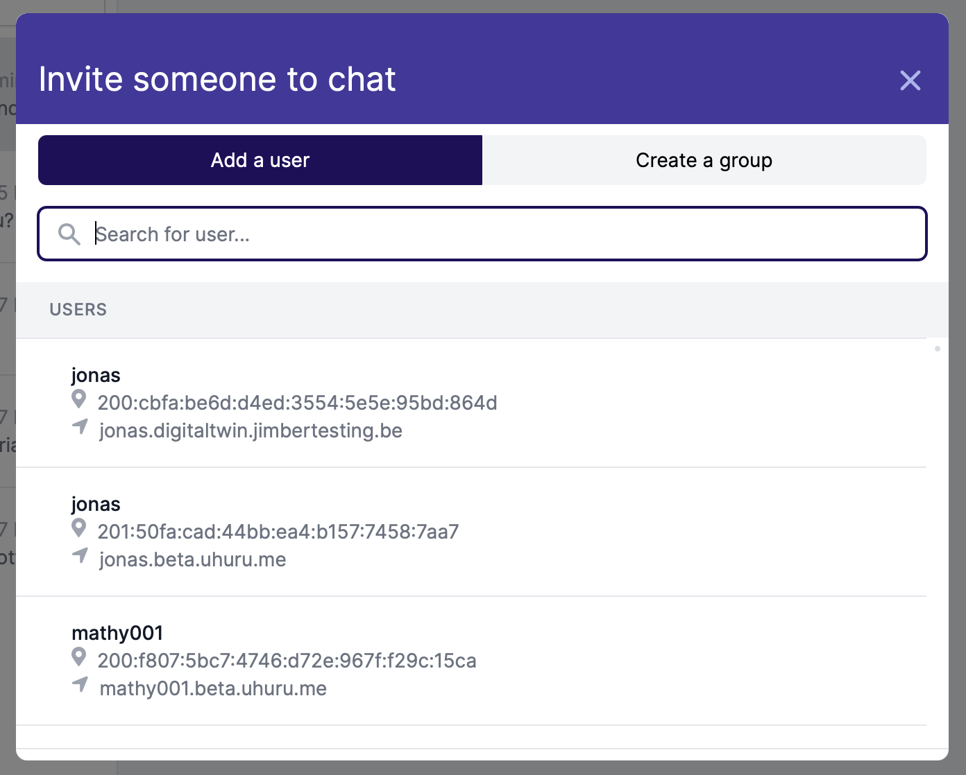 [Whisper] Users appearing multiple times when "adding user" · Issue #721 · threefoldtech ...