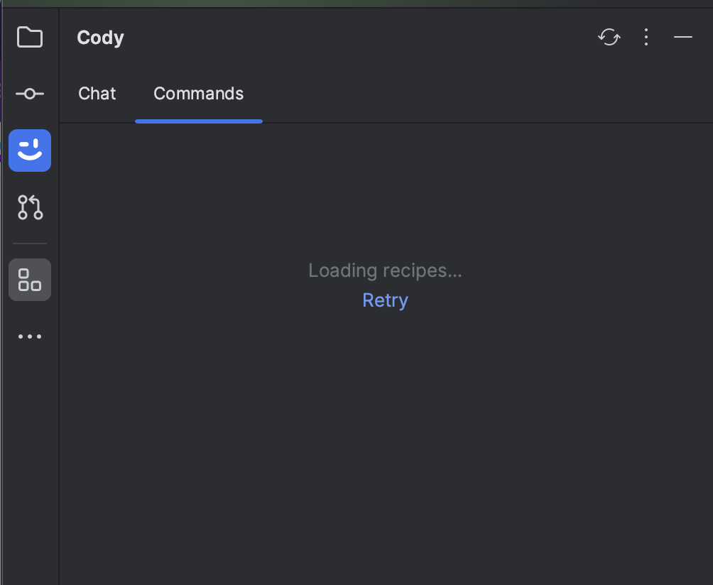 Jetbrains Issue With Loading Cody Recipes · Issue 80 · Sourcegraphjetbrains · Github