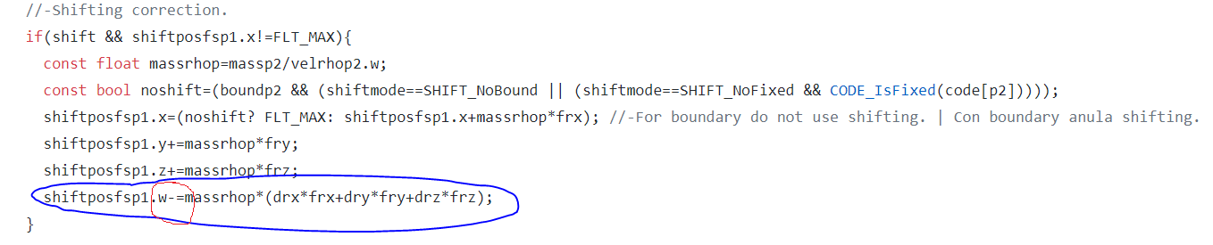 Shifting correction · Issue #71 · DualSPHysics/DualSPHysics · GitHub